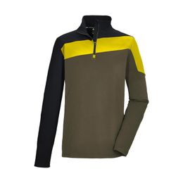 Killtec Herren Langarmshirt &raquo;KSW 259 MN LS SHRT&laquo; Warmhaltendes Funktionsshirt mit Rei&szlig;verschluss und Kinnschutz M