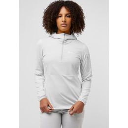 Jack Wolfskin Damen Kapuzenpullover &raquo;PRELIGHT TRAIL HOODY W&laquo; grau M (38/40)