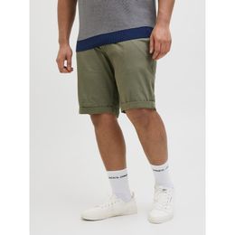Jack & Jones PlusSize Jack & Jones Plussize Herren Jack & Jones PlusSize Chinoshorts &raquo;JPSTDAVE JJCHINO SHORTS SN AKM PLS&laquo; gr&uuml;n 44 (5XL), N-Gr