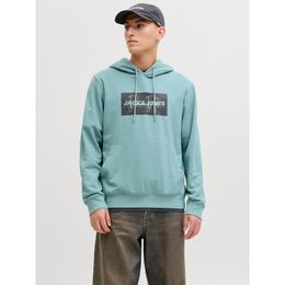 Jack & Jones Jack & Jones Herren Kapuzensweatshirt &raquo;JJCOLE PRINT SWEAT HOOD UNB&laquo; L