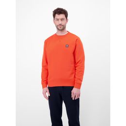 Lerros Herren Lerros Sweater, mit Logo-Badge L