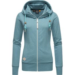 Ragwear Zip-Up Hoodie 'Paya' female Blue size 6XL