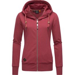 Ragwear Zip-Up Hoodie 'Paya' female Red size XL