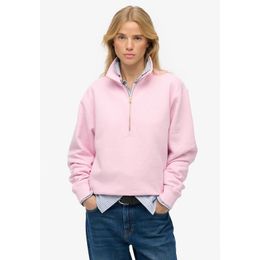 Superdry Damen Sweatshirt &raquo;ESSENTIAL LOGO EMB HALF ZIP&laquo; XL