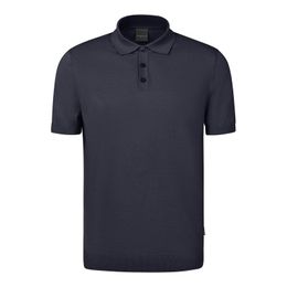 Bugatti Herren Bugatti Poloshirt mit Knopfleiste blau XXL