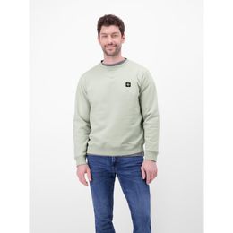 Lerros Herren Lerros Sweater, mit Logo-Badge L