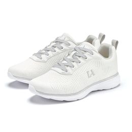 Lascana M&auml;dchen Lascana Sneaker &raquo;Turnschuhe,&laquo; Freizeitschuh, Halbschuh im sportiven Look VEGAN grau 42