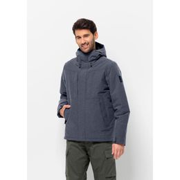 Jack Wolfskin Damen Winterjacke &raquo;SNOWY PARK JKT M&laquo; mit Kapuze blau L (52)