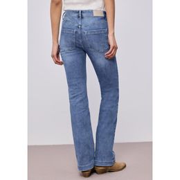 Street One Damen Street One Bootcut-Jeans &raquo;Style Blaire&laquo; in klassischer 5-Pocket-Form 25, L&auml;nge 32
