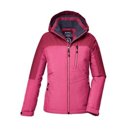 Killtec M&auml;dchen Funktionsjacke &raquo;KOW 353 GRLS JCKT&laquo; Wasserdichte M&auml;dchenjacke mit Kapuze, Schneefang und Fleece-Einsatz pink 164