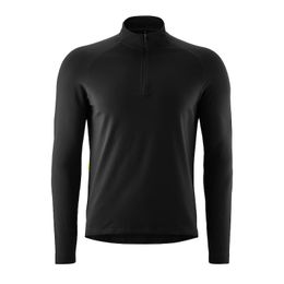 Gonso Herren &raquo;Essential Jersey Longsleeve M&laquo; Herren Fahrradtrikot langarm, Midlayer Trikot schwarz S
