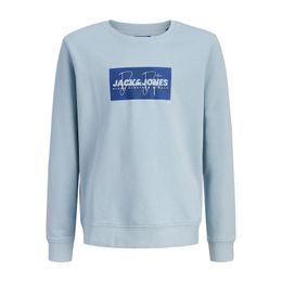 Jack & Jones Jack & Jones Junior Herren Sweatshirt &raquo;JJCOLE PRINT SWEAT CREW JNR&laquo;, mit Logoprint 128