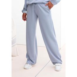 Copenhagen Studios Damen Loungehose extra softes Material blau 32/34, N-Gr