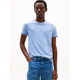 Tommy Hilfiger Herren T-Shirt &raquo;TOMMY LOGO TIPPED TEE&laquo; blau M