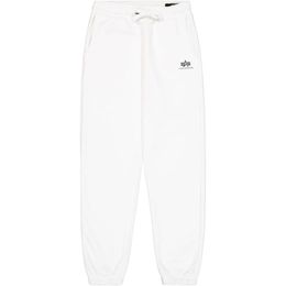 Alpha Industries Damen Sweathose &raquo;Basic Jogger Small Logo II&laquo; wei&szlig; S, N-Gr