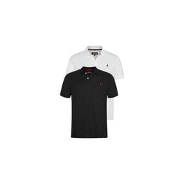 MCS Damen MCS Kurzarmhemd &raquo;MCS 2er-Pack polo shirts MCHarry&laquo; 3XL, Normalgr&ouml;&szlig;en