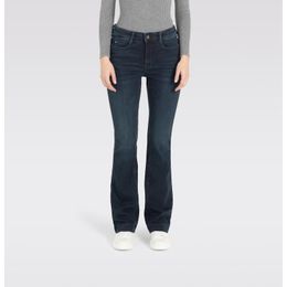 MAC Damen MAC Bootcut-Jeans &raquo;Dream-Boot&laquo; Gerade geschnitten mit leicht ausgestelltem Bein blau 36, L&auml;nge 32
