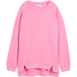bonprix Damen bonprix Sweatshirt &raquo;Oversize-Sweatshirt&laquo;, l&auml;ssig geschnittene Passform, Oversize-Fit, mit Rundhalsform rosa 36/38 (S)