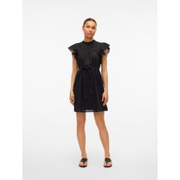 V&eacute;ro Moda Vero Moda Damen &raquo;VMTRINE SL SHORT LACE DRESS WVN GA NOOS&laquo; Sommerkleid schwarz XS, N-Gr