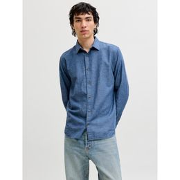 Jack & Jones Jack & Jones Herren Langarmhemd &raquo;JJESUMMER LINEN BLEND SHIRT L/S SN&laquo; Baumwollmischung, regular fit S, N-Gr