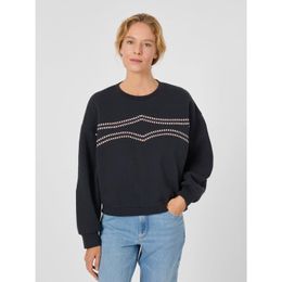 LANIUS Damen-Sweatshirt Stickerei