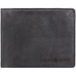 Green Burry Greenburry Wallet 'Vintage Washed' male Grey size One Size
