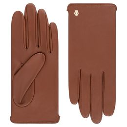 Roeckl Full Finger Gloves 'NEW YORK' female Brown size 8,5