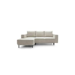 Selsey Ecksofa mit Schlaffunktion Rodario Mini beige Ma&szlig;e (cm): B: 241 H: 90 &raquo; H&ouml;ffner