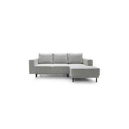 Selsey Ecksofa mit Schlaffunktion Rodario Mini &brvbar; grau &brvbar; Ma&szlig;e (cm): B: 241 H: 90 &raquo; H&ouml;ffner