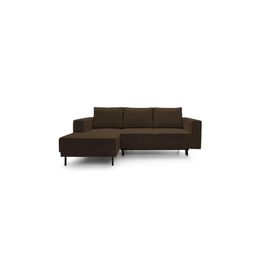 Selsey Ecksofa mit Schlaffunktion Rodario Mini &brvbar; braun &brvbar; Ma&szlig;e (cm): B: 241 H: 90 &raquo; H&ouml;ffner