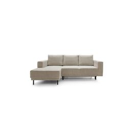 Selsey Ecksofa mit Schlaffunktion Rodario Mini &brvbar; beige &brvbar; Ma&szlig;e (cm): B: 241 H: 90 &raquo; H&ouml;ffner