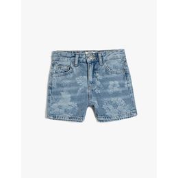KOTON Shorts M&auml;dchen Gr&ouml;&szlig;e 146/152 blue denim