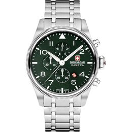 SWISS MILITARY HANOWA Analog Watch 'Thunderbolt' male Silver size One Size