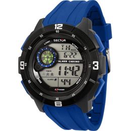 Sector Digital Watch male Blue size One Size