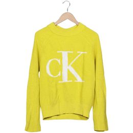 Calvin Klein Jeans Pullover Damen Gr&ouml;&szlig;e L Second Hand gelb