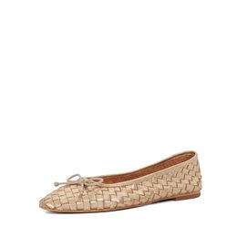 Dune London Ballet Flats 'Heat' female Gold size 38