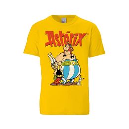 logoshirt Shirt 'Asterix & Obelix' male Yellow size XL