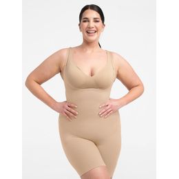 Cfab (formerly Creamy Fabrics) Shaping Bodysuit 'Bodysuit Sculpting Shapewear mit offener Brust' female Beige size M