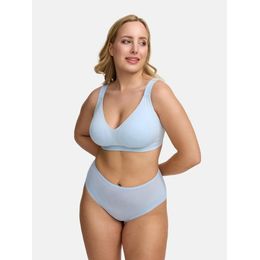 Cfab (formerly Creamy Fabrics) Minimizer 'Comfort Minimizer-BH' female Blue size 110