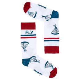 Greenbomb Socks 'Bike Fly High' female White size 36-40