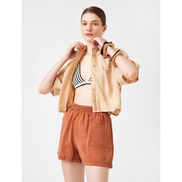 KOTON Shorts Damen Gr&ouml;&szlig;e 42 cognac