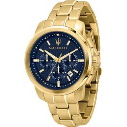 Maserati Analog Watch male Gold size One Size