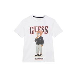 Guess T-Shirt Jungen Gr&ouml;&szlig;e 140 camel / anthrazit / rot / wei&szlig;