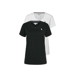 U.S. Polo Assn. Top 'UWAmy' female Black, White size XL