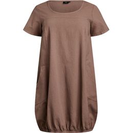 ZIZZI Dress 'JEASY' female Brown size XXXL