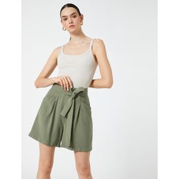 KOTON Shorts Damen Gr&ouml;&szlig;e 34 khaki