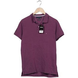 Tommy Hilfiger Poloshirt Herren Gr&ouml;&szlig;e M Second Hand lila