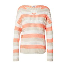 SOCCX Pullover Damen Gr&ouml;&szlig;e XXL beige / grau / orange