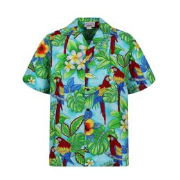Pacific Legend Button Up Shirt male Blue size L