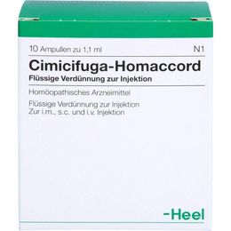 Heel Cimicifuga Homaccord Ampullen 10 St